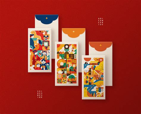 Catboxs 2022 Lucky Money Envelope On Behance Envelope Design Red