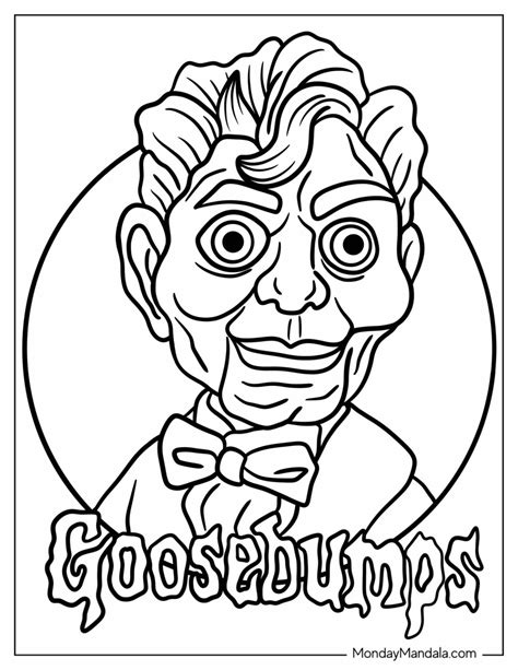 Scary Goosebumps Coloring Pages