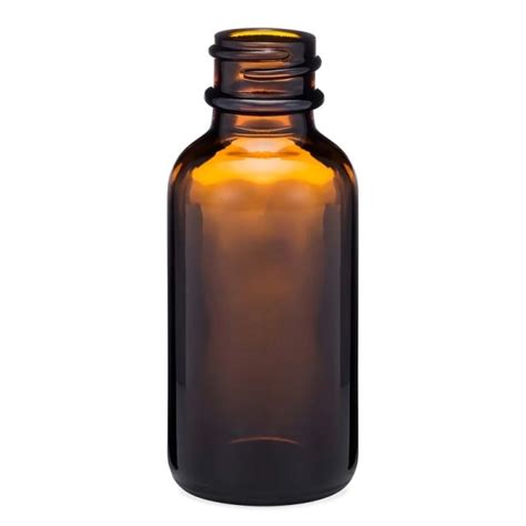 Qorpak 0 5oz 15ml Amber Boston Round With 18 400 Neck Finish Bottle