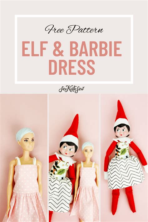 Elf On The Shelf Dress Pattern Elf Clothes Elf On The Shelf Barbie