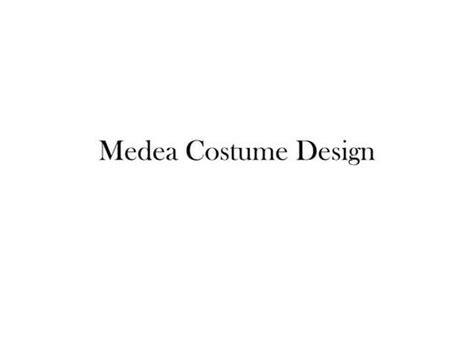 Medea Light Plot Ppt
