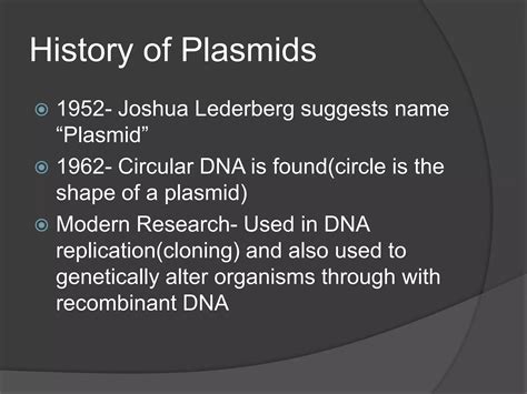 Plasmids Ppt