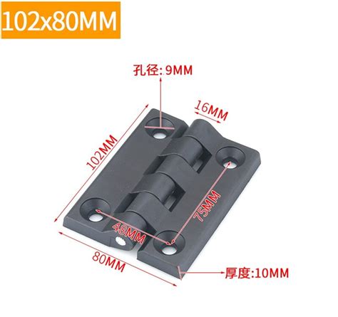 10pcslot Black Nylon Door Butt Hinges Cabinet Doo Grandado