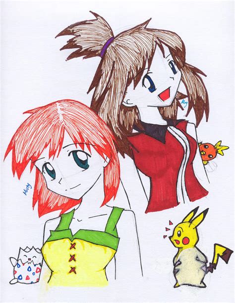 Misty And May By Cherryblossoms On Deviantart
