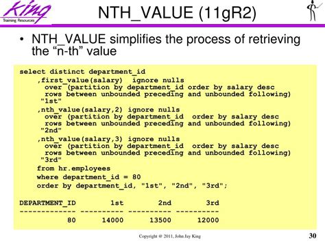 Ppt New Oracle 11g Sql Features Powerpoint Presentation Free Download Id 3470392