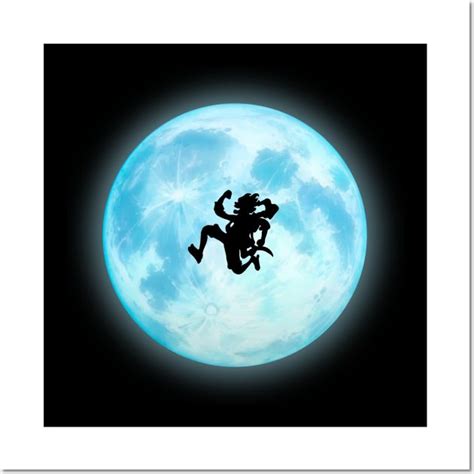 Luffy Sun God Wall Art Print Luffy Gear 5 Moon Tattoo Luffy In The