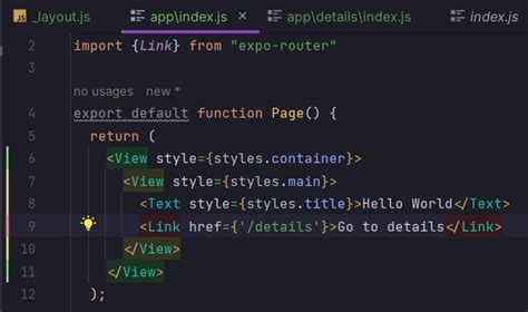 whenever i click on link to move to other page using stack navigation