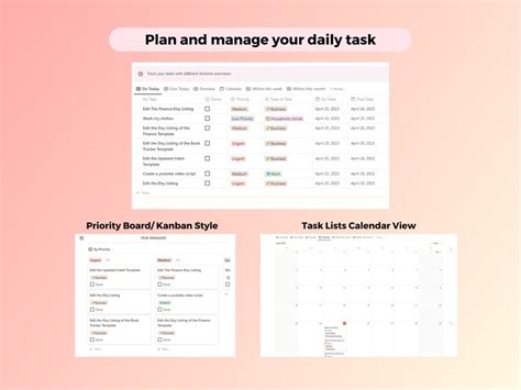 2023 updated notion habit tracker with buttons and graphs with book organizer tracker sleep