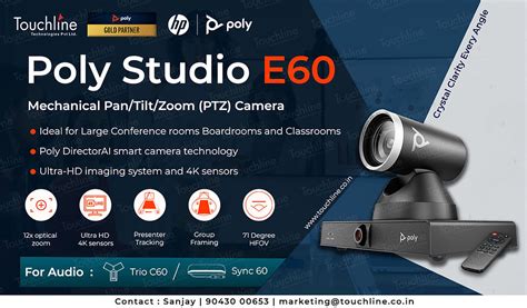 From Every Angle To Every Detail Poly Studio E60 Smart Ptz Camera Sets