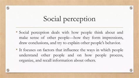 Perceiver And Perceived Perception Pptx