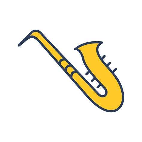 Saxophone Vector Icon 16619849 Vector Art At Vecteezy
