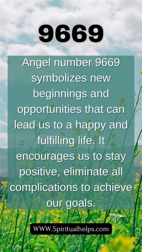 Angel number 9669 holds a special meaning and symbolism that can ...