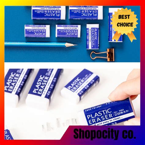 2b Eraser Exam Grade Rubber Soft Clean And Dust Free Eraser Alat Tulis