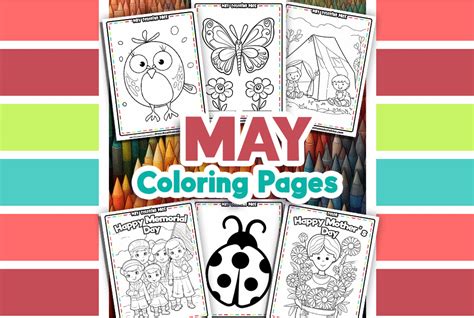 May Coloring Pages Celebrate Spring With Fun And Free Printables