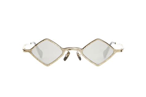 Occhiali Da Sole Kuboraum Maske Z14 Geometrici Oro