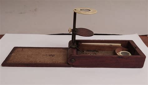 Late 18th Century Withering Folding Type Simple Microscope Fleaglass