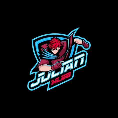 Julian Mlbb Hero Logo Esport Vetor Grátis