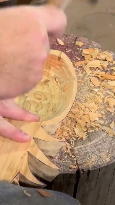 Carving A Pineapple Bowl Sped Up Woodworking Wood Pineapple