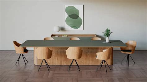 Bass Table Meeting Tables With Large Bases Veneer Linoleum Mfc