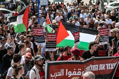 Tatkala Ribuan Orang Arab Dan Yahudi Bersatu Di Israel Desak Setop