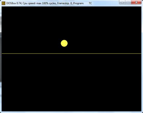Draw A Bouncing Ball On Surface Using C Graphics Fuzzy Programs