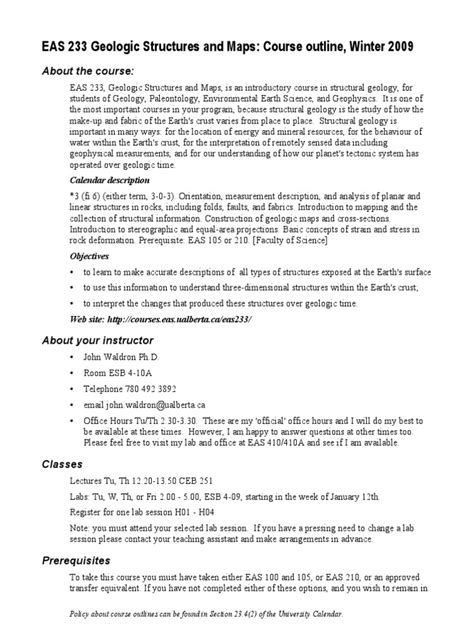 1 Geologic Structures And Maps Pdf Pdf Structural Geology Geology