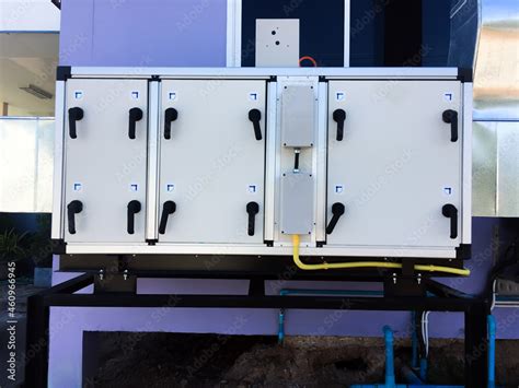 Indoor Electrical Control Cabinets Are Installed Outside The Building