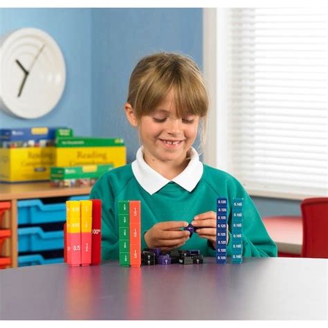 Fraction Tower® Equivalency Cubes Fractions Learning Resources