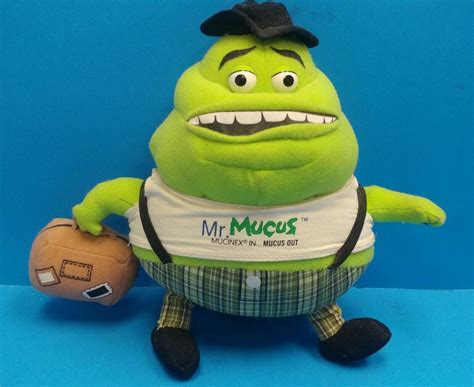 Mr Mucus Plush Stuffed Character Mucinex Man Promotion Character