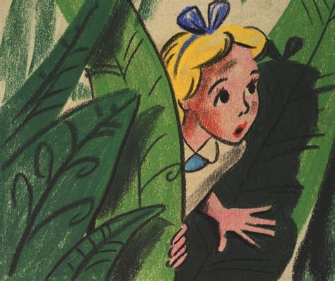 Bill Peet Storyboard Drawings From Alice In Wonderland 1951