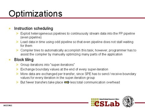 Solving The Advection PDE On The Cell Broadband