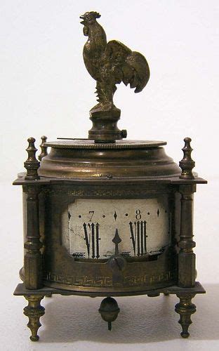 German Brass Cased Annular Alarm Clock Ca 1900o Sold At Auction On