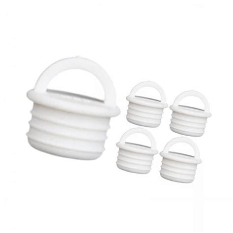 Baoblaze 2x5x Rotating Mop Bucket Drain Plug Parts Replacement Cover