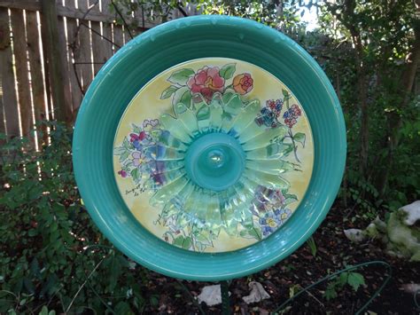 Plate Flower Diy Garden Art Garden Crafts Garden Projects