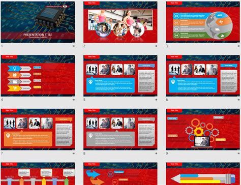 Circuit Board Powerpoint 160379