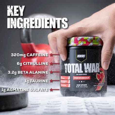 Unlock Elite Workouts With Redcon1 Total War Pre Workout Formula