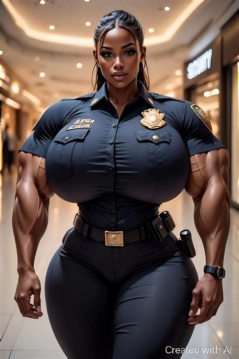 Raven The Busty And Muscular Security Officer By Vanzelhemjan On