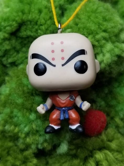 Mini Krillin Ornament From Dragon Ball Z Etsy