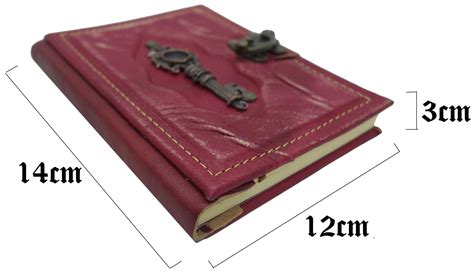 Magic Key Figured Leather Notebook Vicedeal