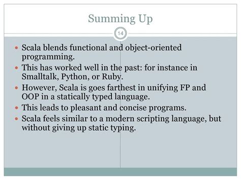 Scala Concepts Programming Using Functional Objects Umbc Cmsc Ppt Download