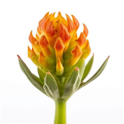 Premium Ai Image Isolated Mini Orange Flower