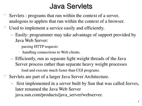 Ppt Efficient Java Servlets For Dynamic Server Side Solutions