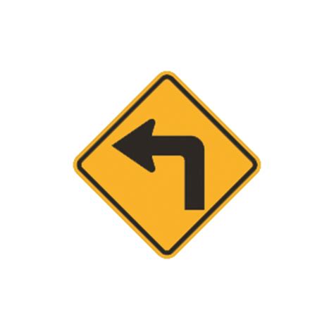 Sharp Left Turn Sign W1 1l Traffic Safety Supply Company