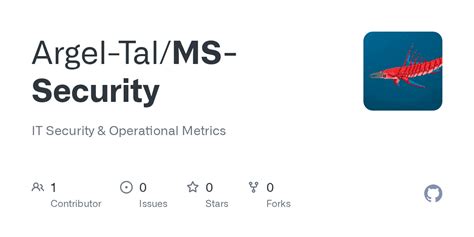Github Argel Talms Security It Security And Operational Metrics