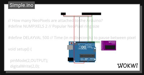 Simple Ino Wokwi ESP32 STM32 Arduino Simulator