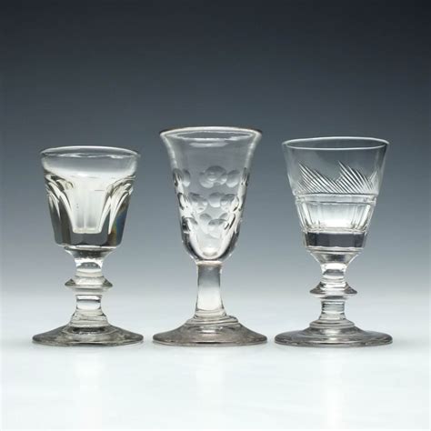 Collection Of 18th And 19th Century Dram Glasses