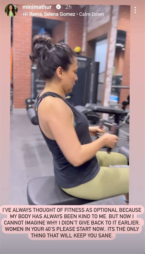 Mini Mathur Says 40 Women Should Start Working Out Now Heres How It