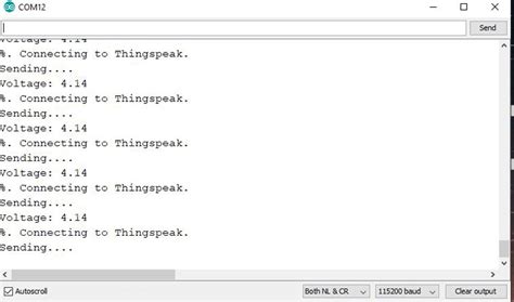 IoT Based Battery Monitoring System Using NodeMCU And ThingSpeak