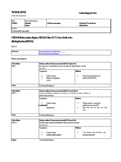 Network Ecu Fault Code Pdf Bus