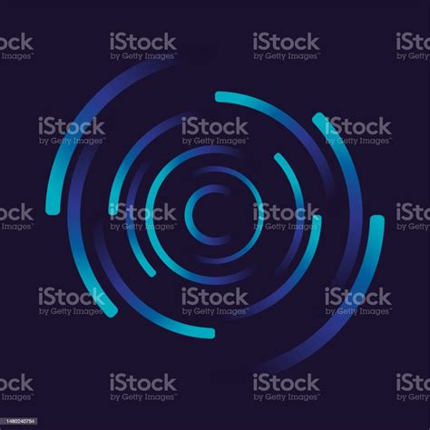 Creative Connection Icon Logo Design Circular Network Data Geometric
